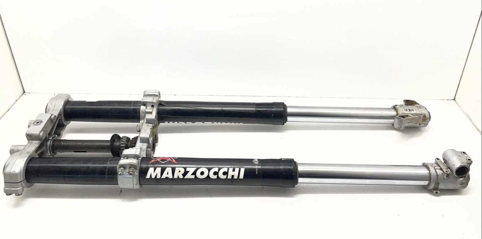 ♻️ Husqvarna Wre 125 2009 – 2013 Complete Front Forks Suspension Yokes ...